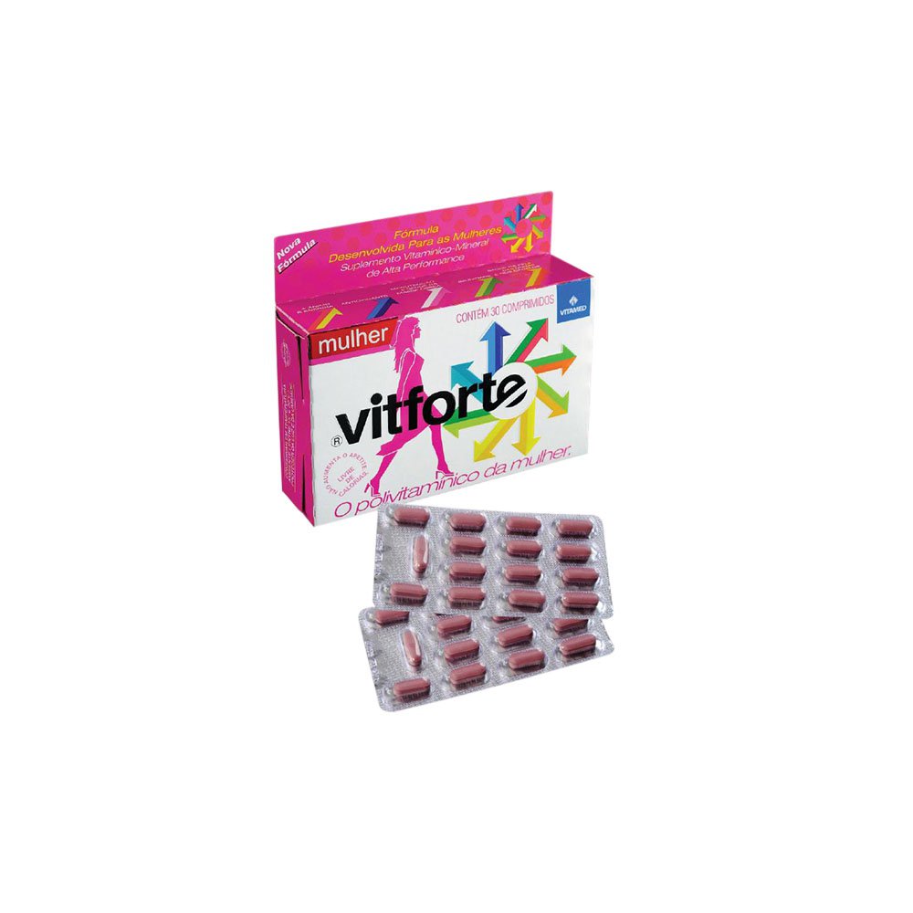VITFORTE MULHER COM 30 COMPRIMIDOS | Farmácias Heroos
