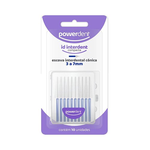 Escova Interdental Refil Id Interdent Conica 3 A 7 Mm 10 Unidades