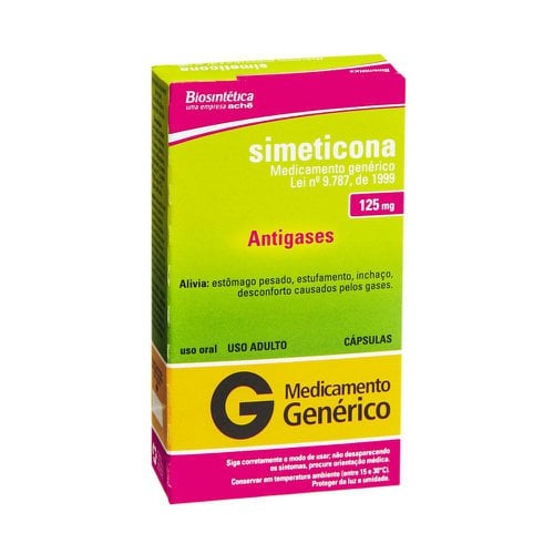 SIMETICONA 125MG C/10 CAPSULAS
