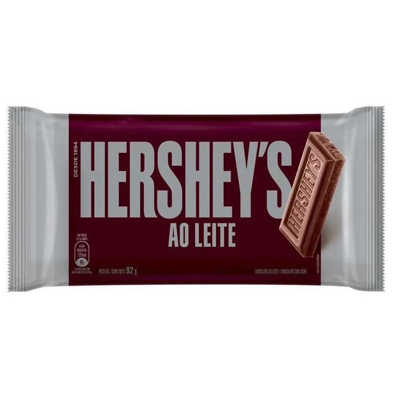 BARRA HERSHEYS AO LEITE 92G | Farmácias Heroos
