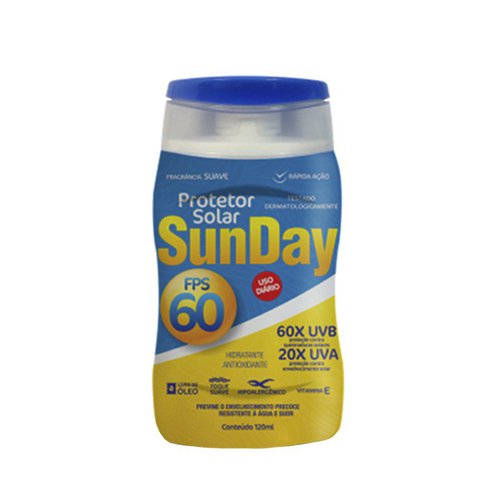 PROT SOL SUNDAY FPS60 120ML | Farmácias Heroos