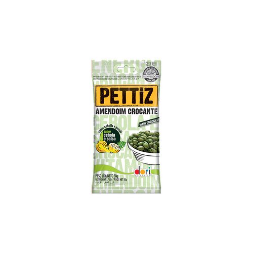 Amendoim Pettiz Cebola e Salsa 50g