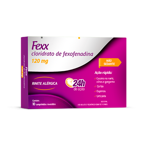 Fexx 120mg - 10 comprimidos revestidos