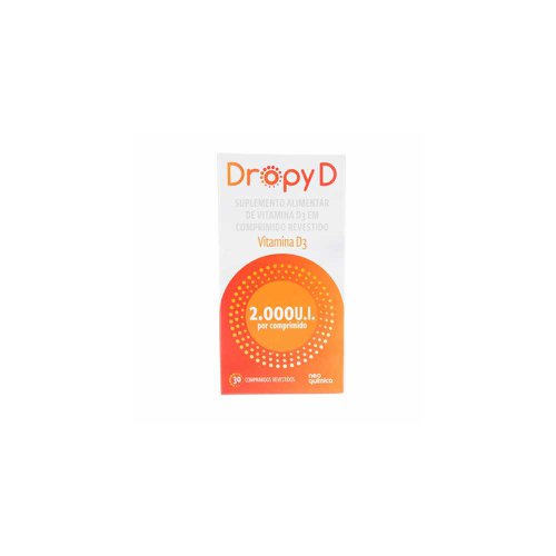 Vitamina D Dropy D 2.000UI com 30 comprimidos