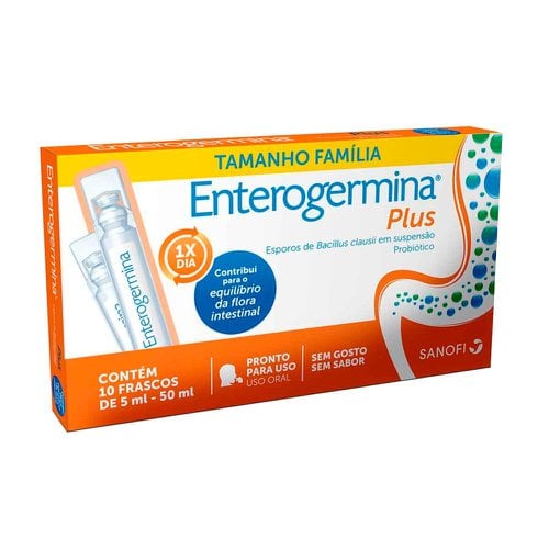 Enterogermina Plus 10fr 50ml | Farmácias Heroos
