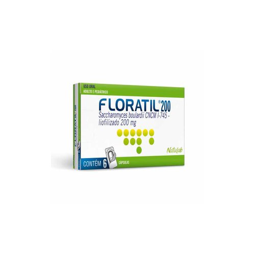 Floratil 200mg com 6 capsulas