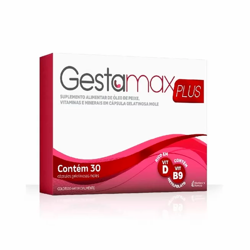 Gestamax Plus 30 Cápsulas Moles | Farmácias Heroos