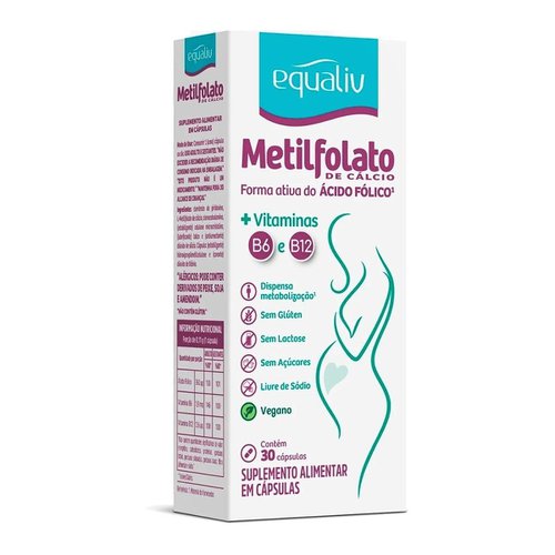 Equaliv Metilfolato 30 Cápsulas | Farmácias Heroos