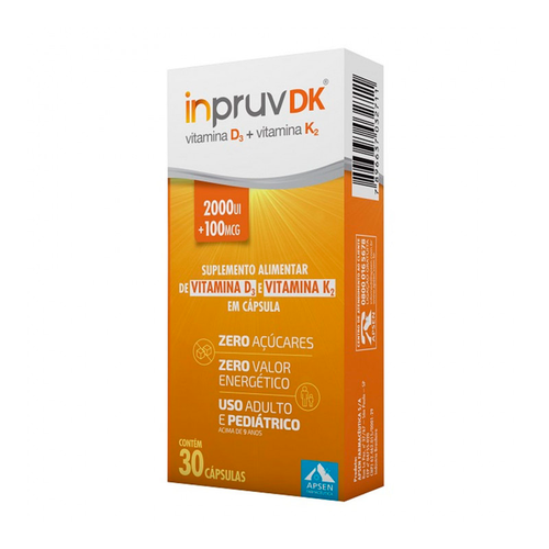 Inpruv Dk 2.000UI + 100mcg 30 Cápsulas | Farmácias Heroos