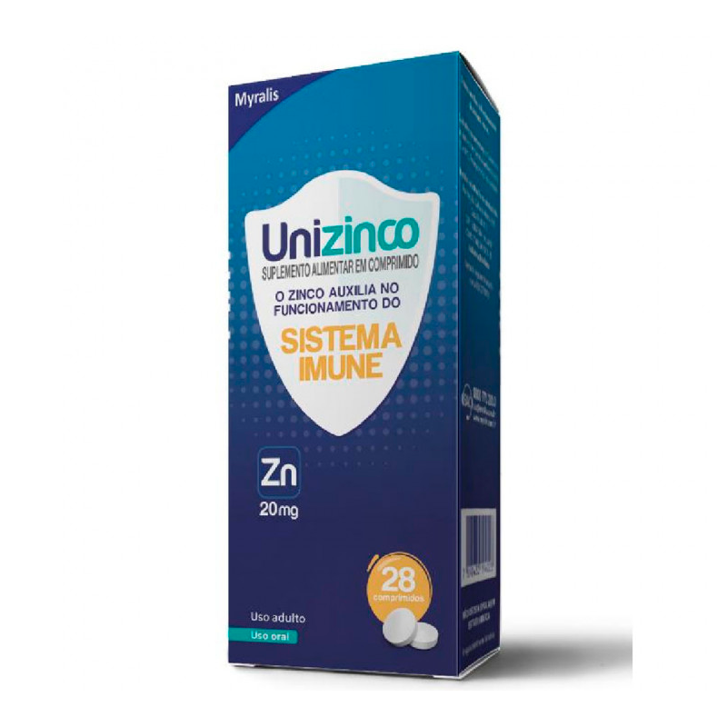 UNIZINCO ZN 20MG | Farmácias Heroos