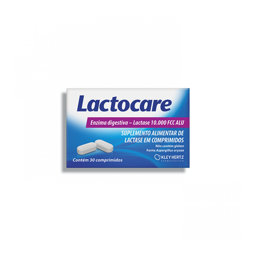 Lactocare Enzima Lactase 30 Comprimidos