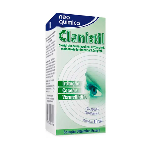 Clanistil Solucao Oftalmica 15mL