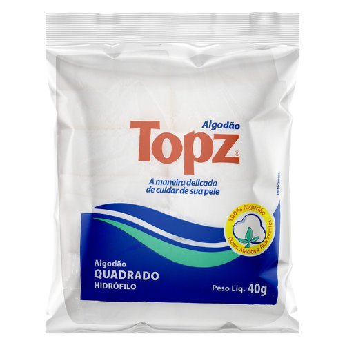 Algodão Quadrado Topz 40g