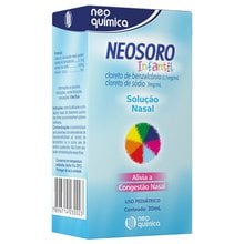 Neosoro Infantil 9mg/mL + 0.1mg/mL, caixa com 1 frasco com 30mL de ...