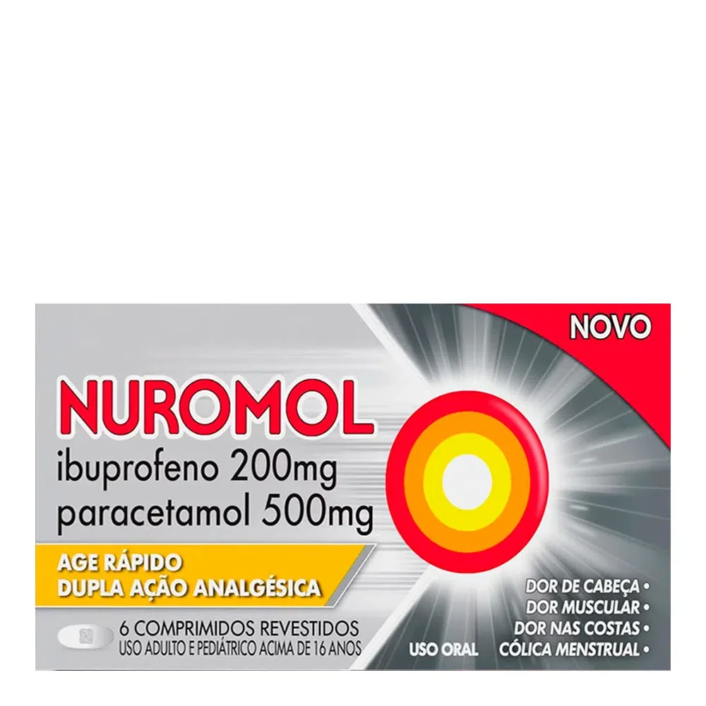Nuromol Com 6 Comprimidos