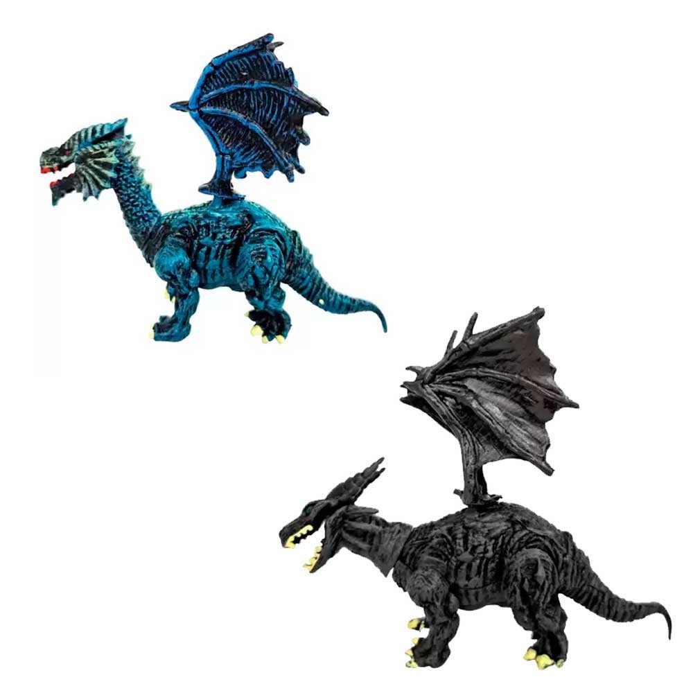 Brinquedo Dragão Miniatura Colecionável Reino Dos Dragões Feira Da