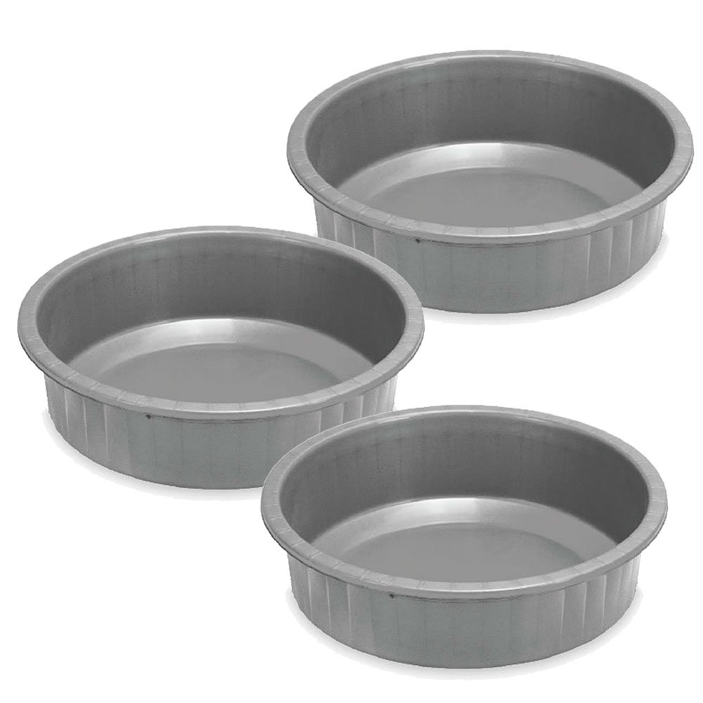 Kit 3 Bacia Multiuso Redonda Canelada Cinza 5,5 L Atacado - Compre ... Kit 3 Bacia Multiuso Redonda Canelada Cinza 5,5 L Atacado - Compre ...