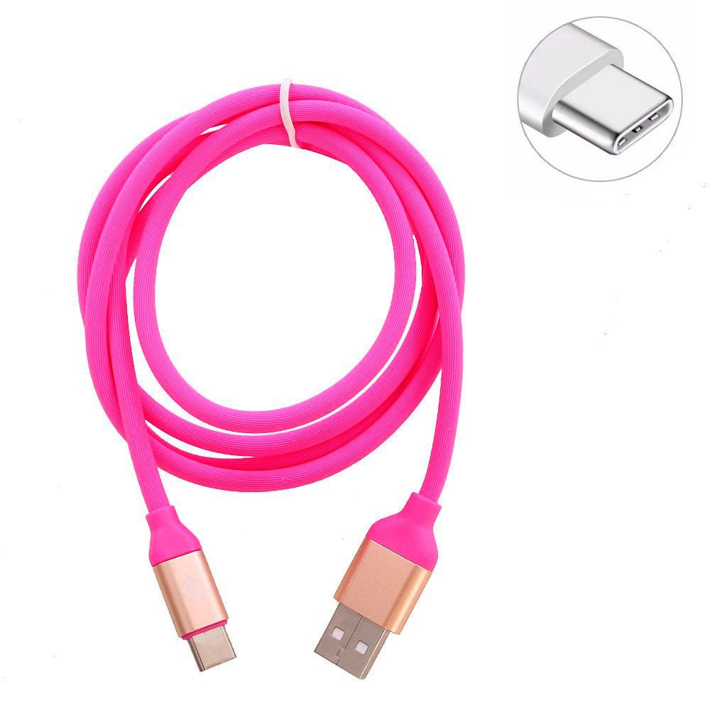 Cabo Tipo-C Carregador Colorido USB 2 Metros Ecooda | Feira da Madrugada SP