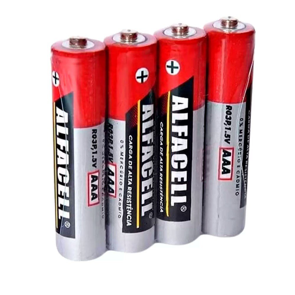 Pilha AAA Alcalina 40 Unidades Alfacell Atacado | Feira da Madrugada SP