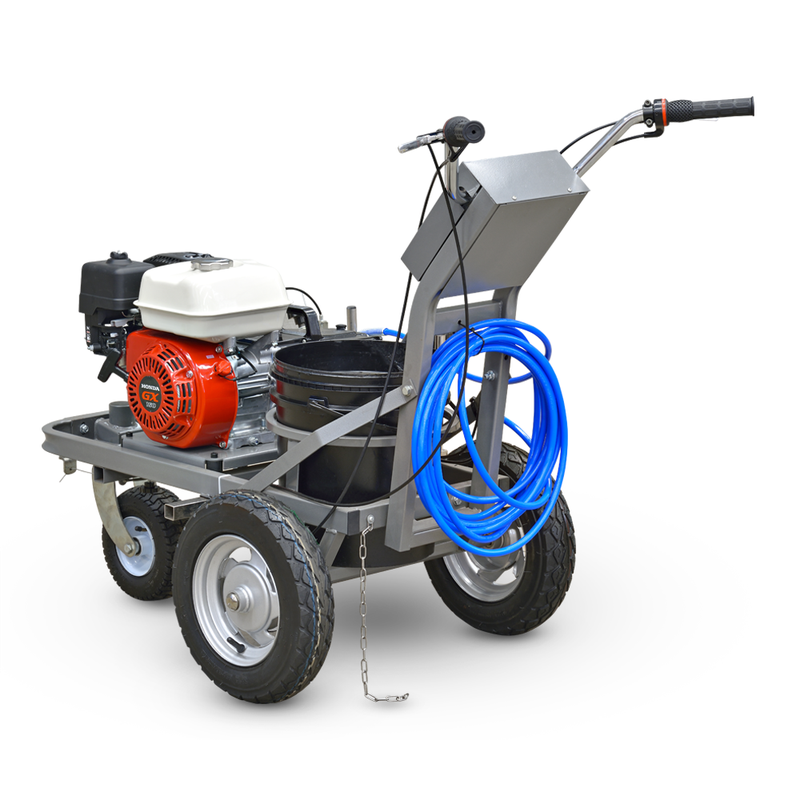 Máquina de Pintura Airless p/ Demarcação Viária 2,7L/min 5,5HP Honda à ...