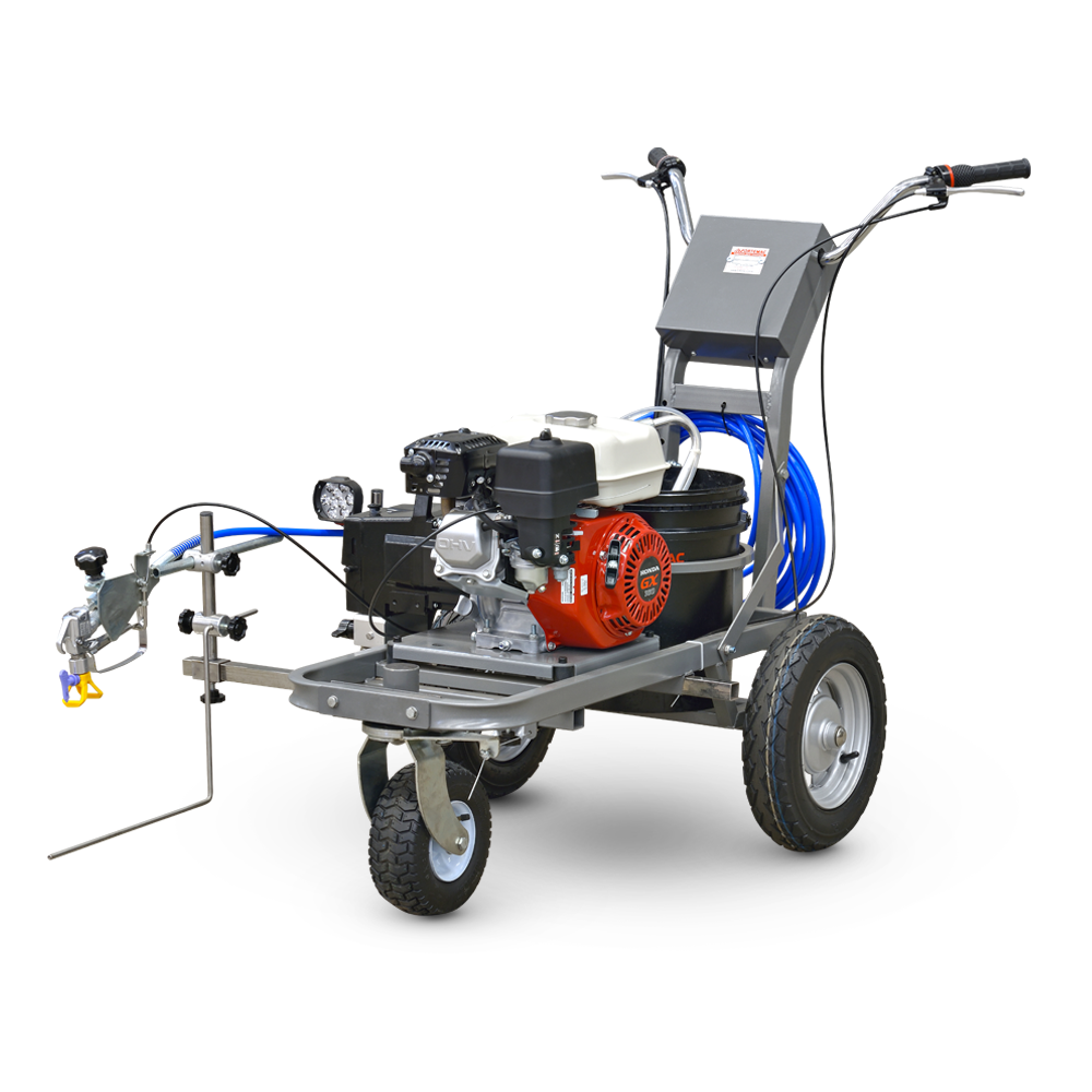 Máquina de Pintura Airless p/ Demarcação Viária 2,7L/min 5,5HP Honda à ...