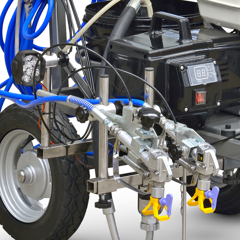 Máquina de Pintura Airless p/ Demarcação Viária 5,3L/min 5,5HP Honda à ...