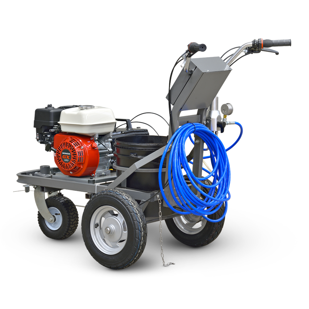 Máquina de Pintura Airless p/ Demarcação Viária 5,3L/min 5,5HP Honda à ...