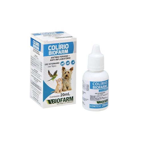 Colirio 20mL - Biofarm | Infecções, lesões e irritações oculares | Loja ...
