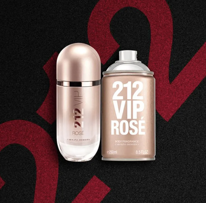 212 VIP Rosé Body Spray Feminino Carolina Herrera 250 ml | Lyon Perfumaria