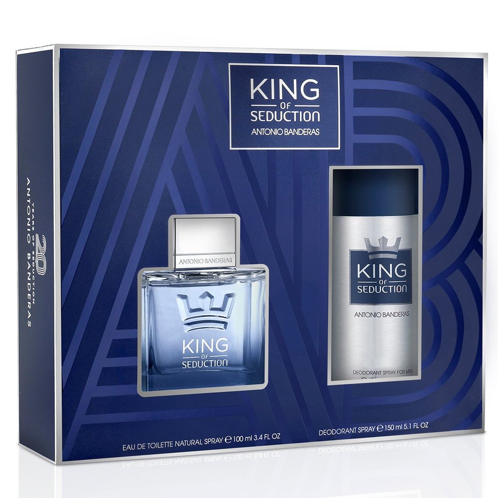Kit Perfume Masculino King Of Seduction Antonio Banderas Eau De