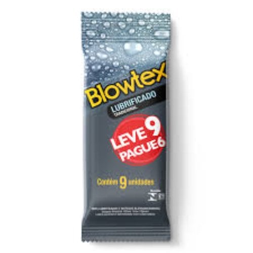 Preservativo Blowtex Lubrificado Tradicional Leve 9 Pague 6 P48918