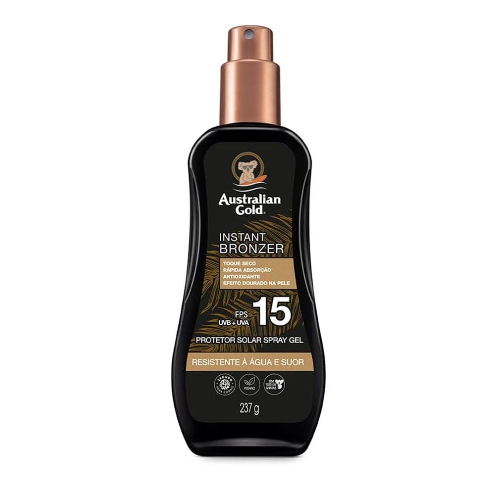 Protetor Solar Australian Gold Spray FPS 15 - 237ml | Nova Era ...