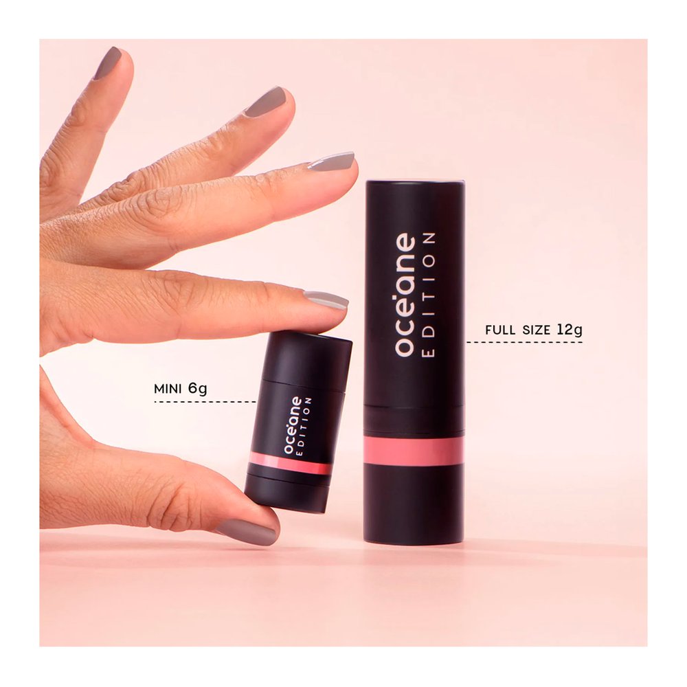 Mini Blush Oceane Stick Coral | Nova Era Cosméticos - Viva a sua beleza