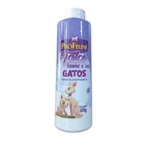 TALCO BANHO SECO GATOS 100G-PROFELINE | Pet C