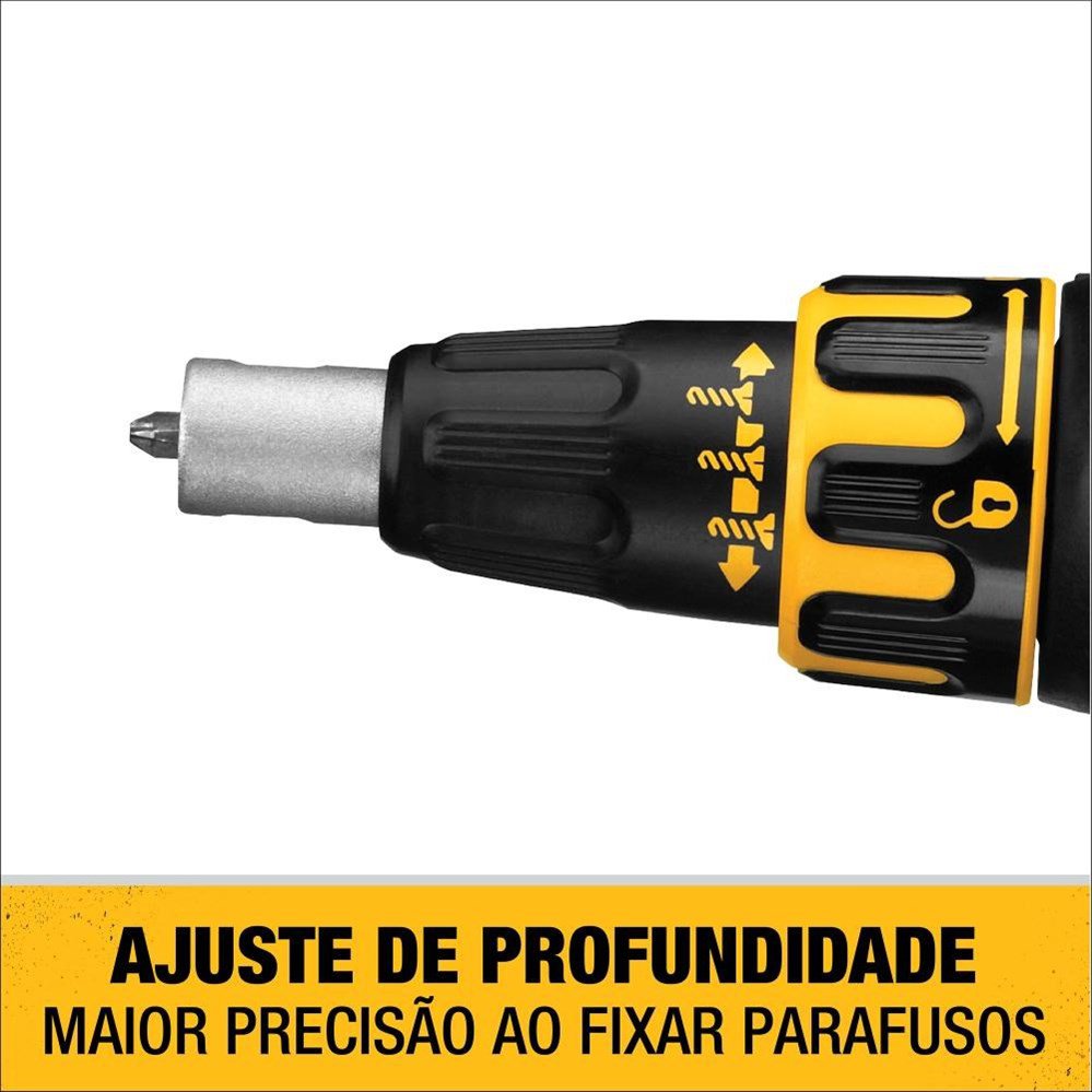 Parafusadeira Drywall Dewalt 20v 1/4 Pol. Brushless DCF620B Sem Bateria ...