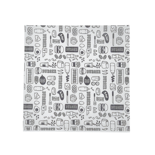 Papel Acoplado para Lanche 40x40cm Kambé - 400 unidades | Plast Rib ...