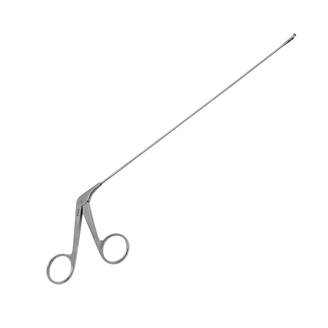 Pinça Micro Laringe Bruchae Triangular Angulada para Esquerda 23cm ...