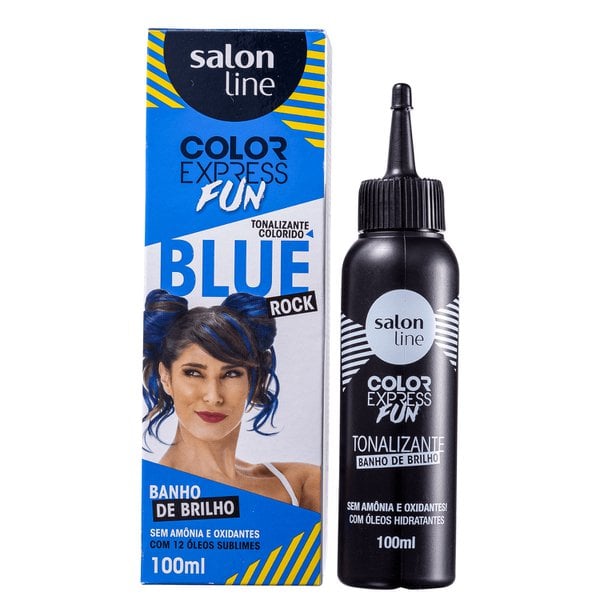 Tonalizante Color Express Fun Blue Rock Salon Line 100ml | Ramavi ...