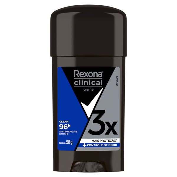 Desodorante Dove Stick Rexona Men Clinical Clean 58g | Ramavi Cosméticos