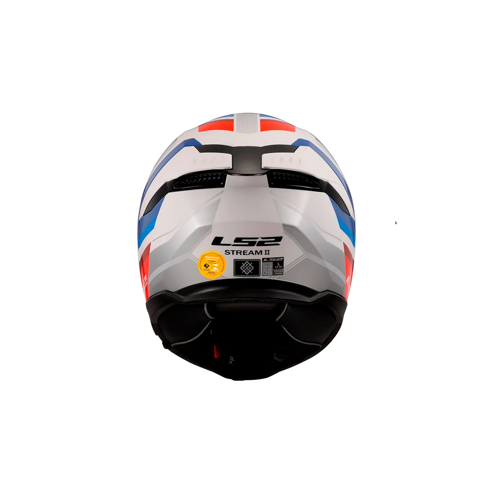 Capacete LS2 FF808 Stream II Vintage Branco e Azul | SBS Motos