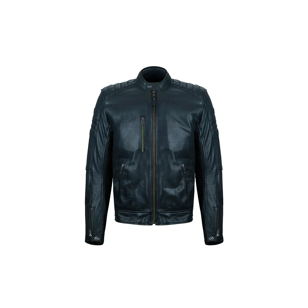 Jaqueta ASW TopGun Couro Preto | SBS Motos