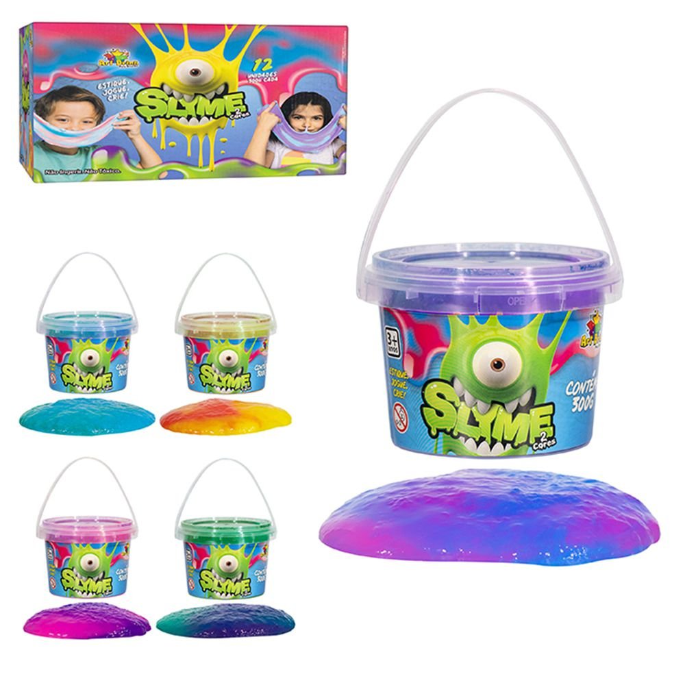 Brinquedo Slime Melekinha Infantil Com 300 Gramas E 02 Cores | ShopJJ - Brinquedos, Bebe Reborn ...