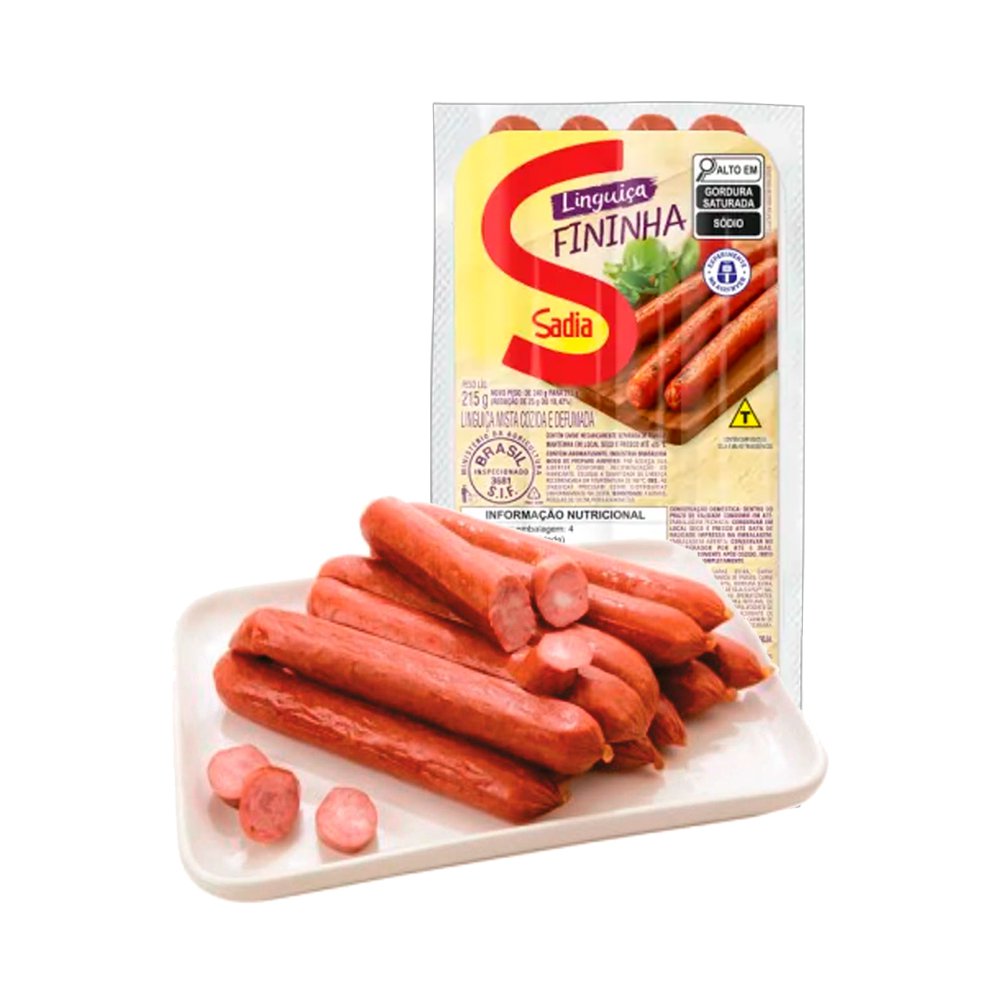 Linguiça Calabresa Sadia Defumada Fina KG