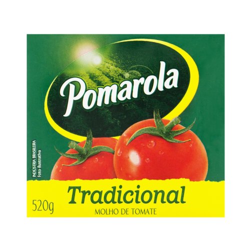 Molho De Tomate Pomarola Peneirado Tradicional 520g