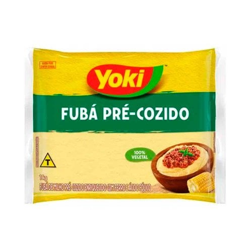 Fubá Pré-Cozido Yoki 1kg | Supermercados Pague Menos