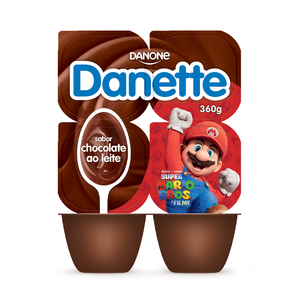 Sobremesa Danette Chocolate 90g Com 4 Unidades | Supermercados Pague Menos