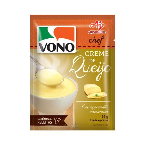 Creme de Queijo Vono Chef 53g | Supermercados Pague Menos