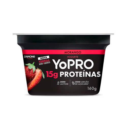 Iogurte Natural Danone Yopro 15g Protein Morango 160g | Supermercados ... Iogurte Natural Danone Yopro 15g Protein Morango 160g | Supermercados ...