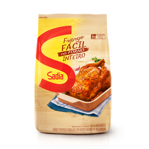 Frango Inteiro Sadia Temperado Assa Fácil 2kg