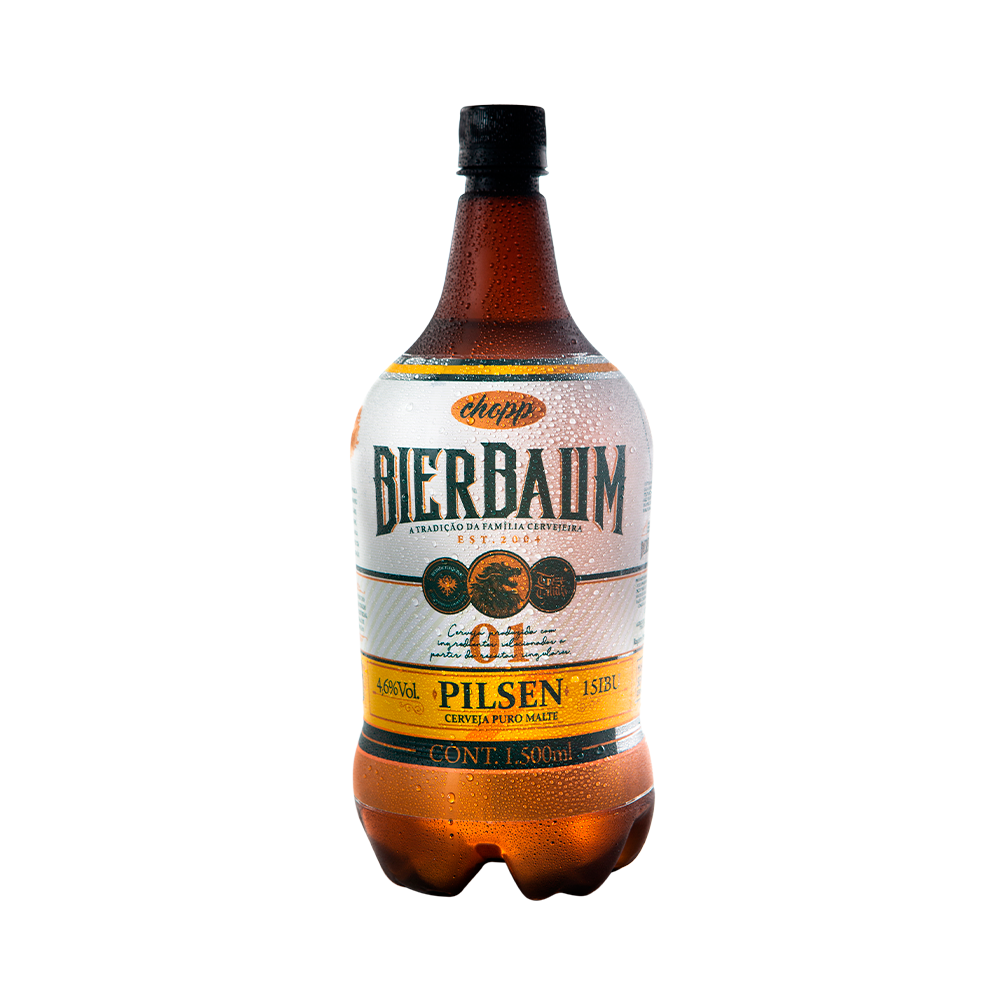 Chopp Bierbaum Pilsen 1,5l | Supermercados Pague Menos